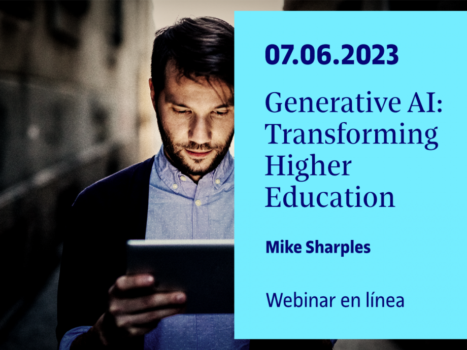 Generative AI: Transforming Higher Education - Inici Generative AI: Transforming Higher Education - Inici